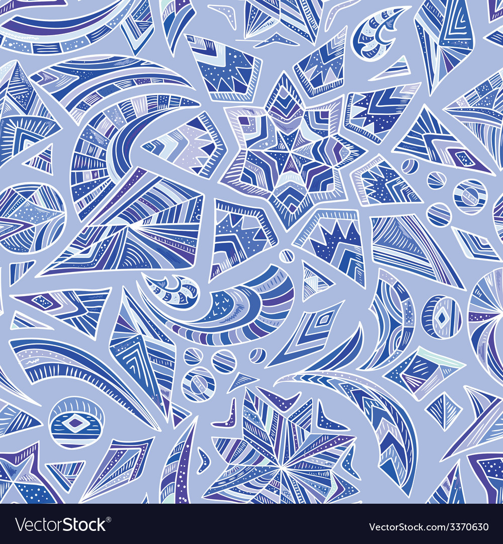 Abstract winter pattern Royalty Free Vector Image