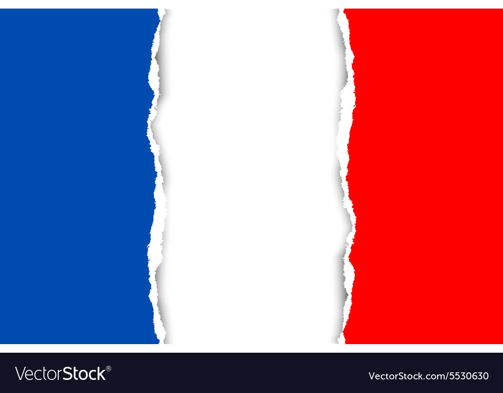 French flag Royalty Free Vector Image - VectorStock