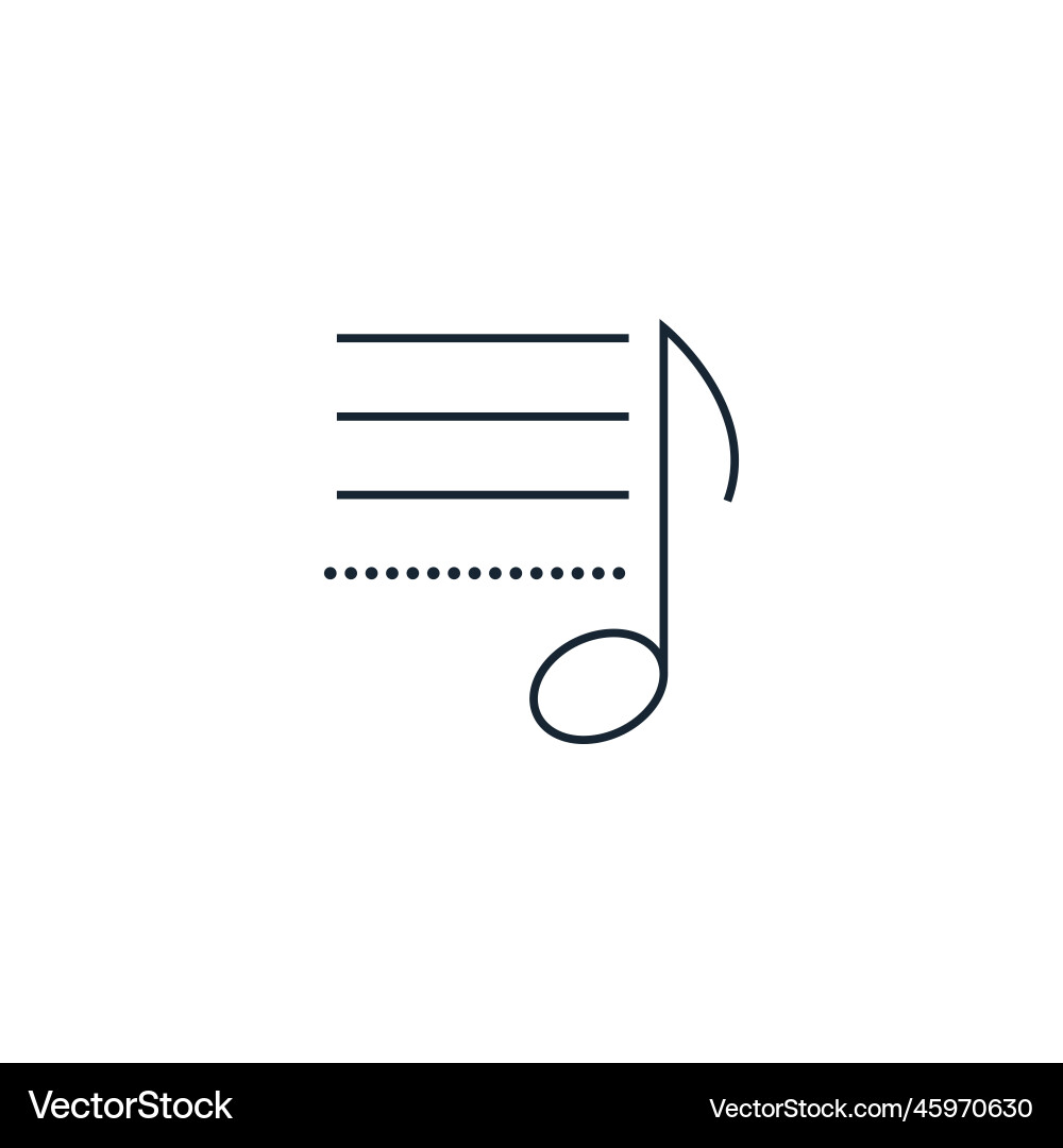 Music creative icon from icons collection Vector Image