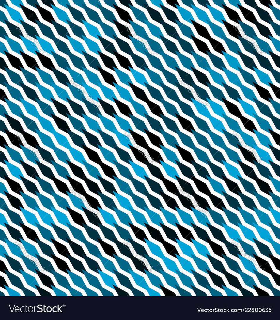 Angular Blue Pattern The Colors Of Shapes Vector Image