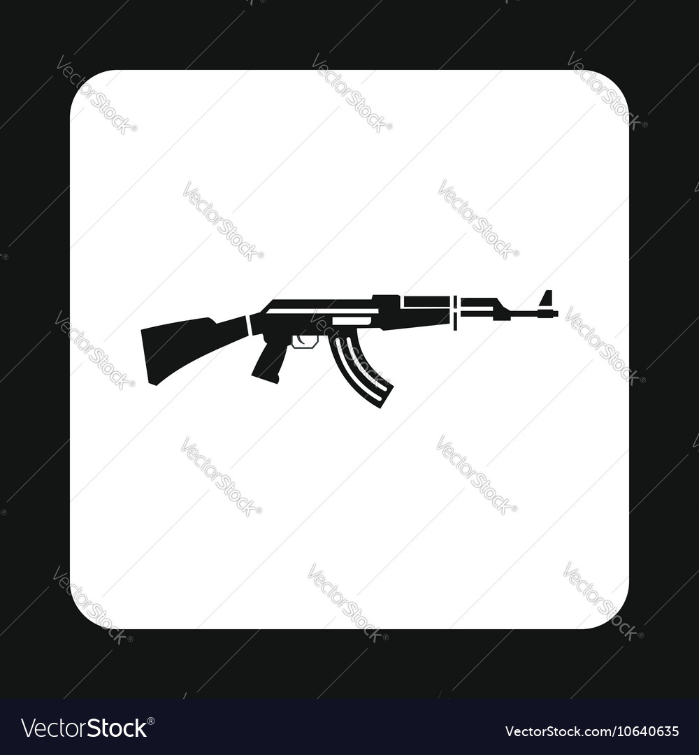 Automatic machine icon simple style Royalty Free Vector