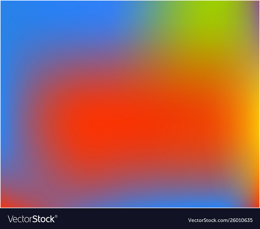 Gradient mesh painted in different colors Vector Image