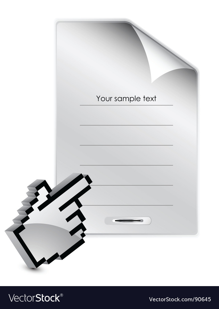 Click Royalty Free Vector Image - VectorStock