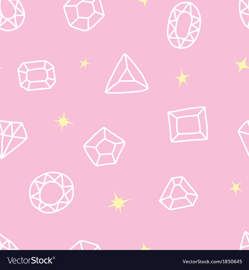 Diamond seamless pattern Royalty Free Vector Image