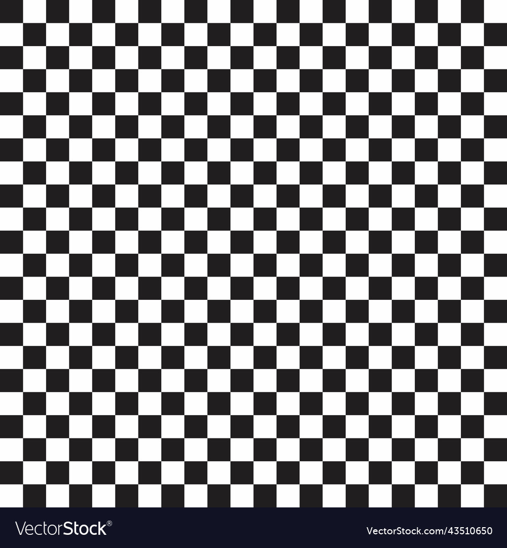 Chess pattern race flag checkered pattern Vector Image