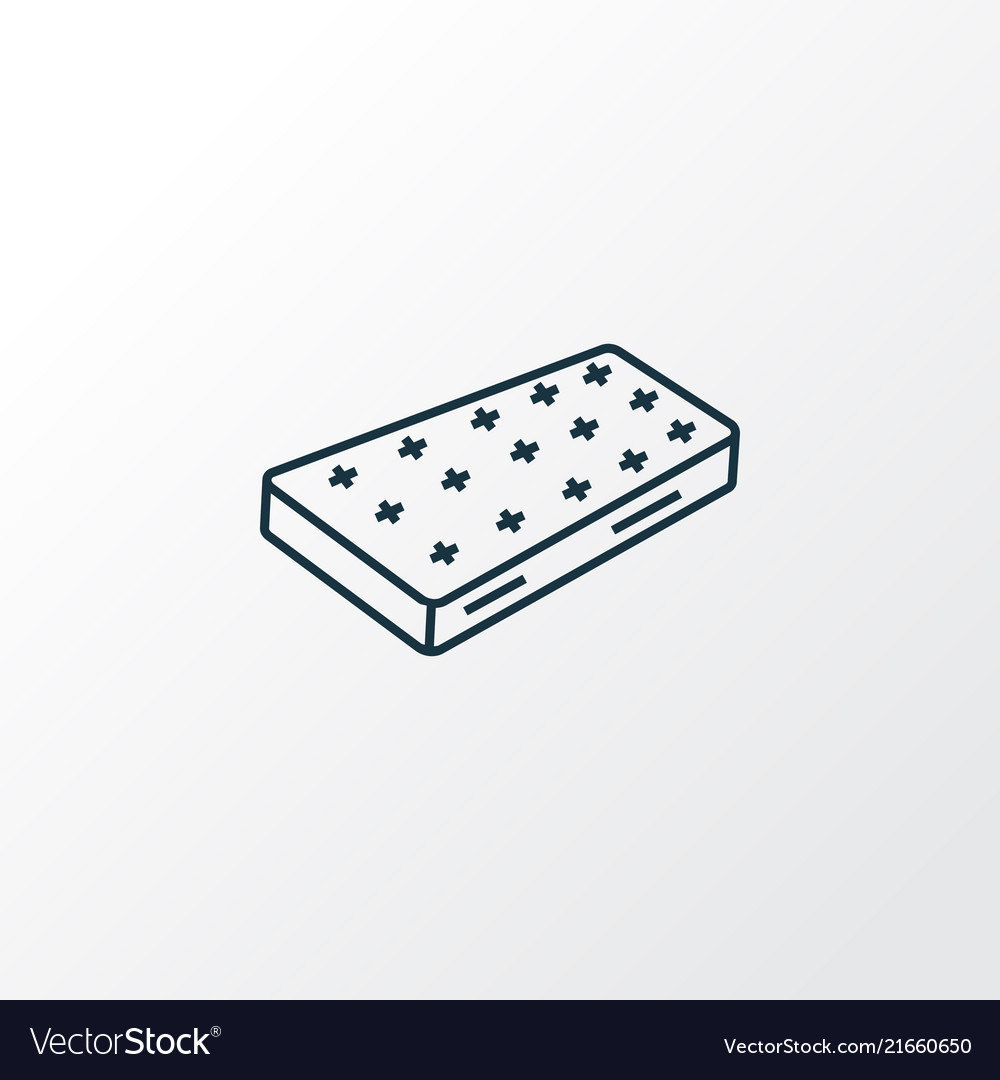 Mattress icon line symbol premium quality Vector Image Mattress icon line symbol premium quality Vector Image
