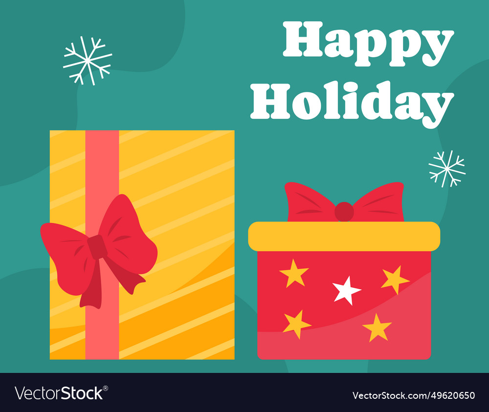 Merry christmas poster Royalty Free Vector Image