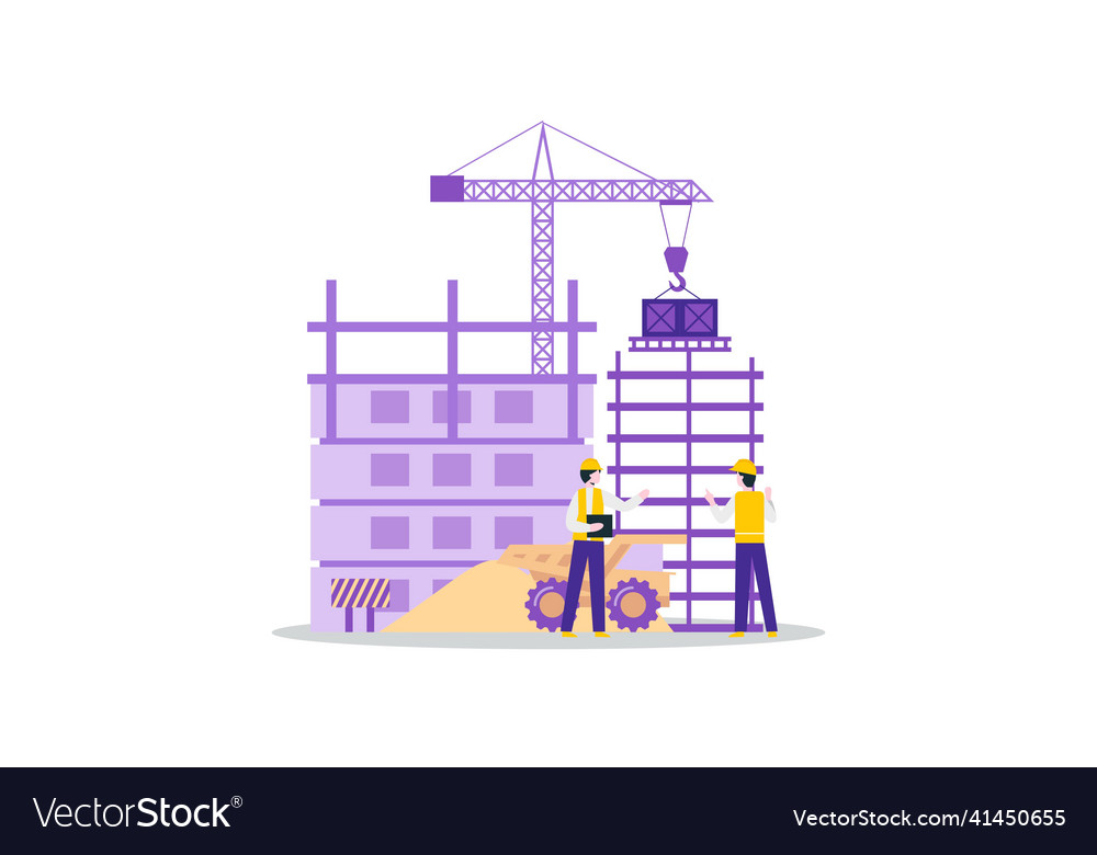 Engineering construction concept Royalty Free Vector Image