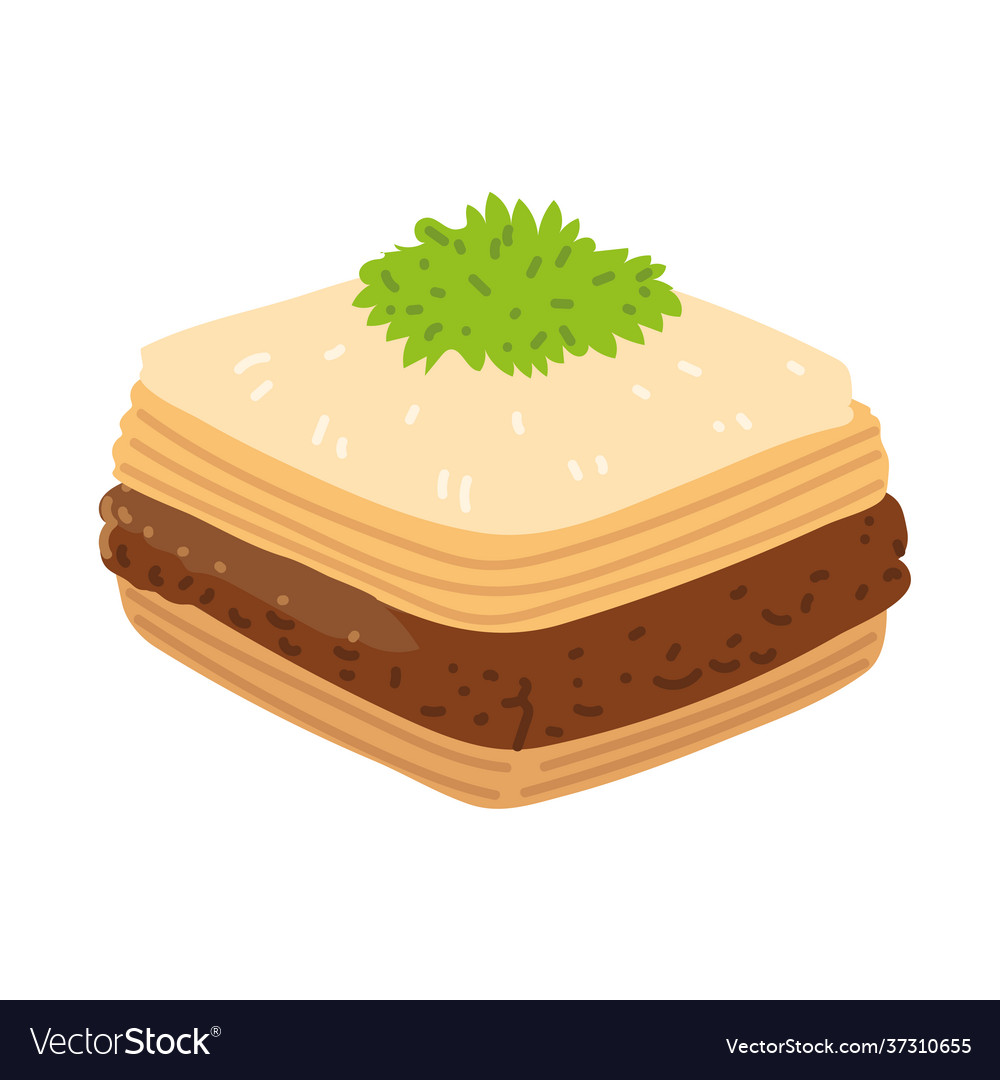 Traditional arabian food Royalty Free Vector Image