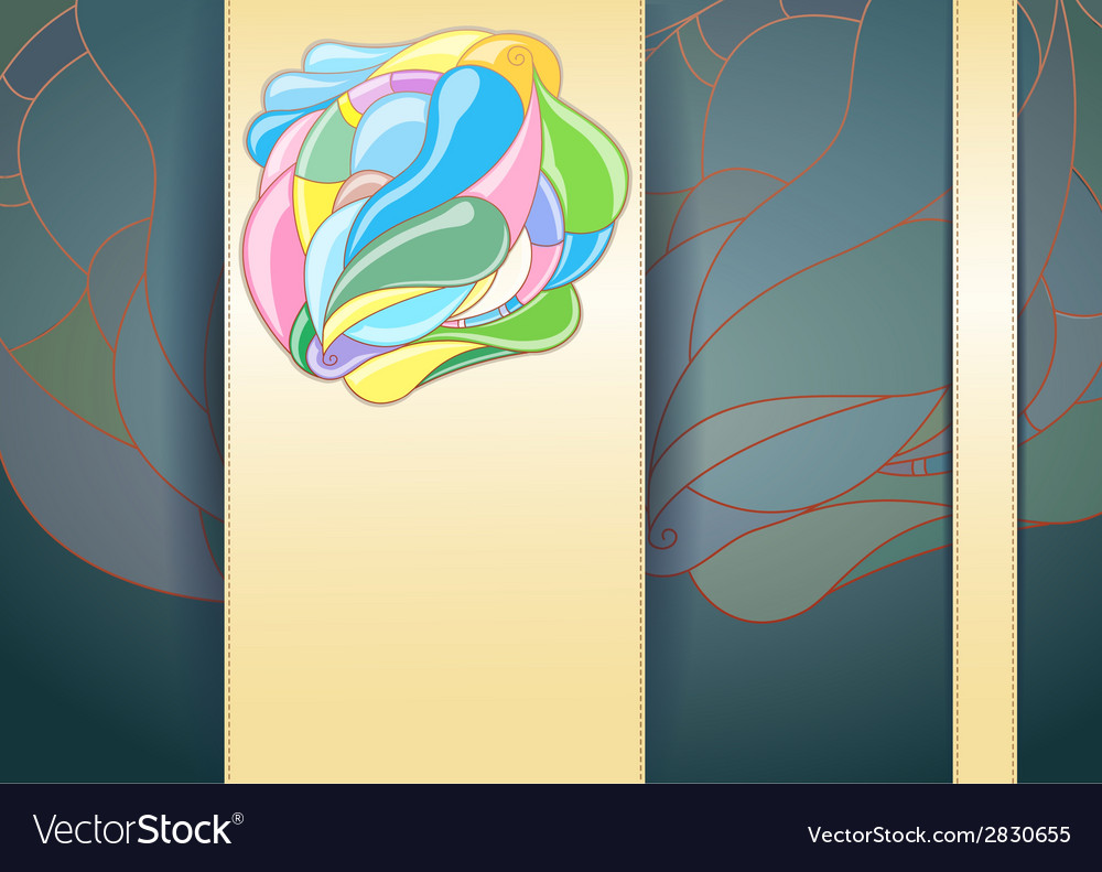 With layout Royalty Free Vector Image - VectorStock
