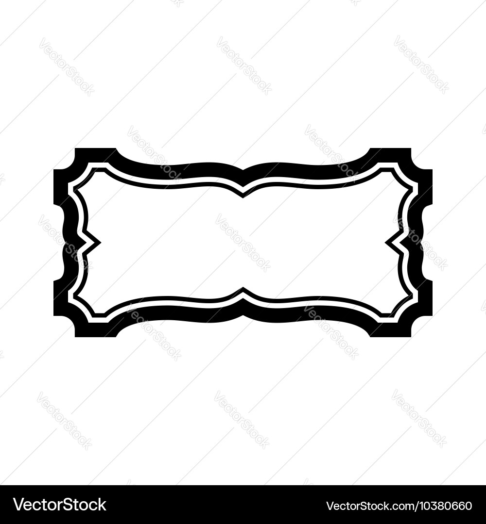 Black frame Beautiful design Royalty Free Vector Image