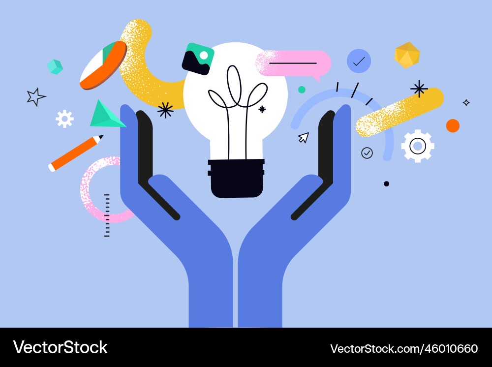 Business Creative Concept Royalty Free Vector Image