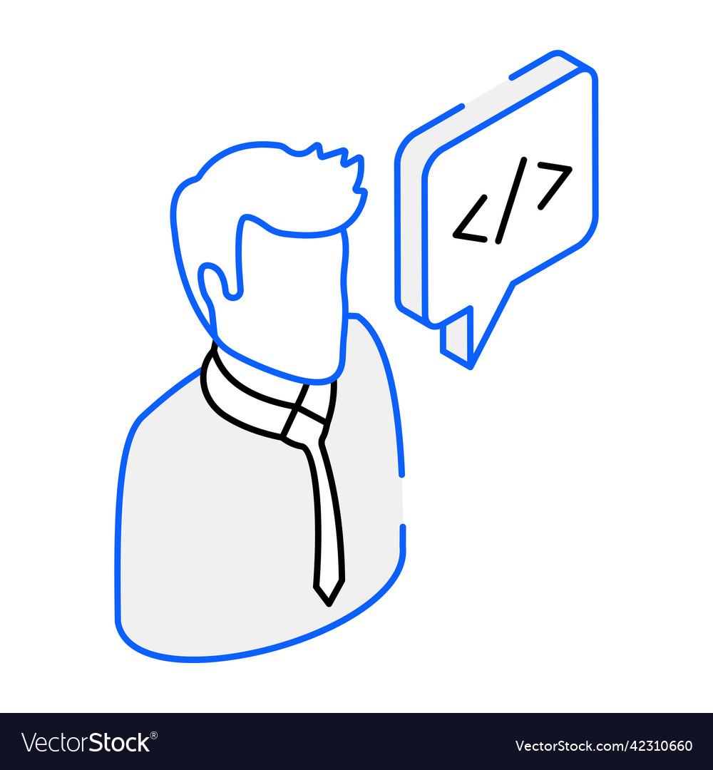 Developer Royalty Free Vector Image - VectorStock