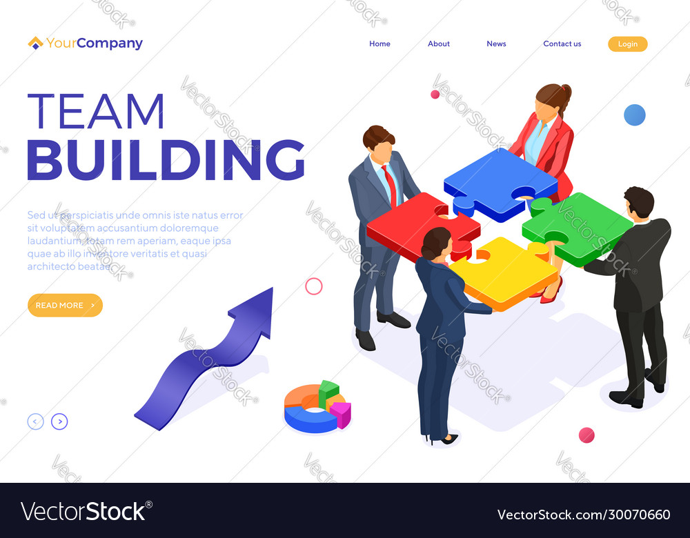 Partnership teamwork business mans and womans Vector Image Partnership teamwork business mans and womans Vector Image