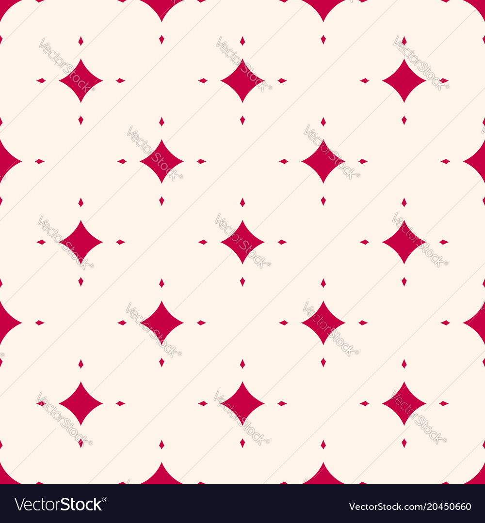 Seamless pattern with tiny diamond shapes Vector Image