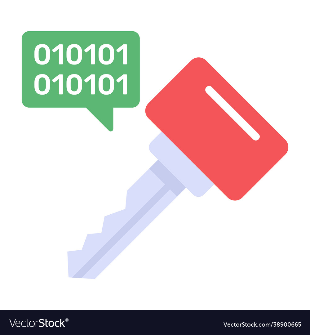 Digital encryption Royalty Free Vector Image - VectorStock