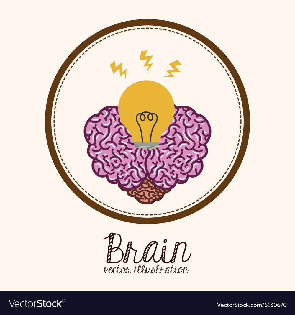 Brain design Royalty Free Vector Image - VectorStock