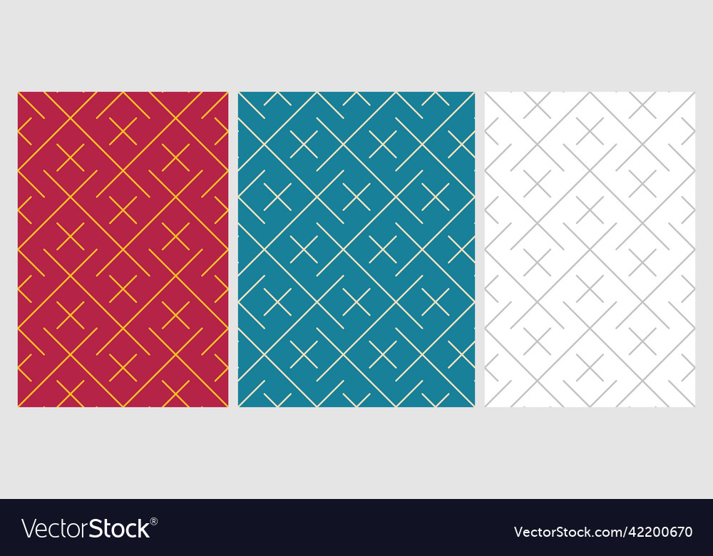 Geometric seamless pattern background simple Vector Image