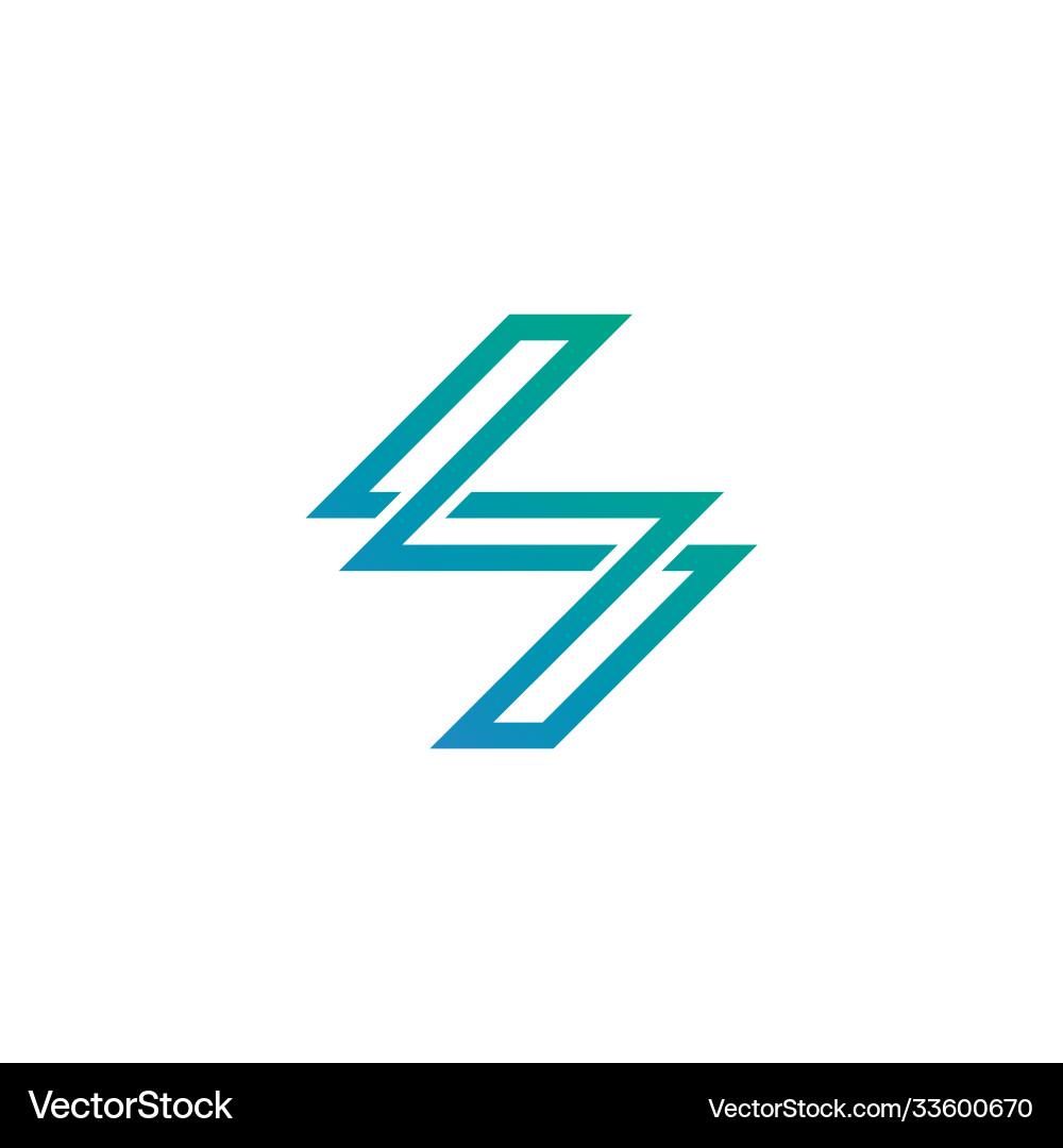 Modern letter s symbol logo design template Vector Image