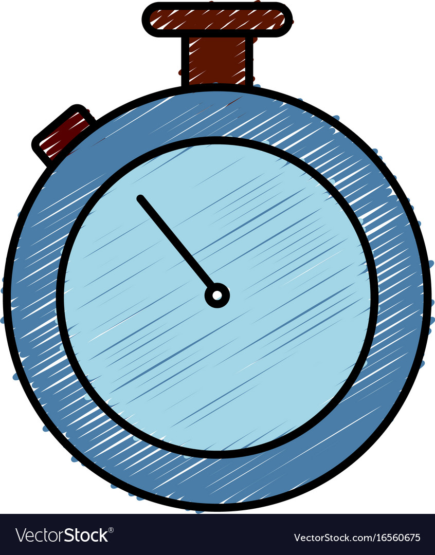 Chronometer device icon Royalty Free Vector Image