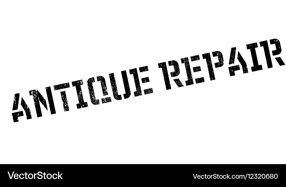 Antique Repair rubber stamp Royalty Free Vector Image