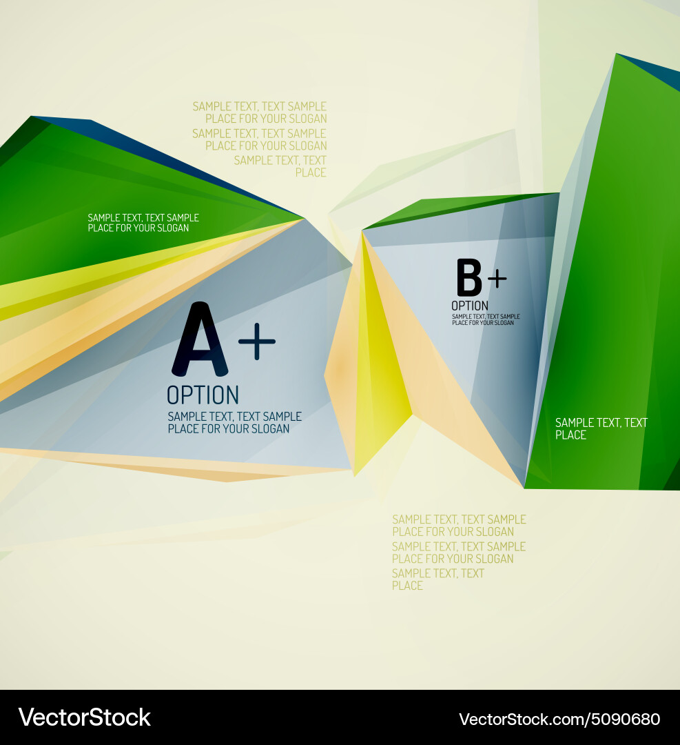 Geometric shapes in the air abstract Royalty Free Vector