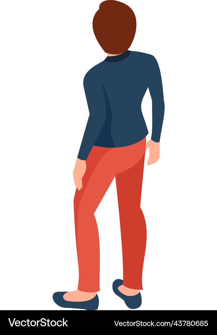 Businesswoman isometric Royalty Free Vector Image