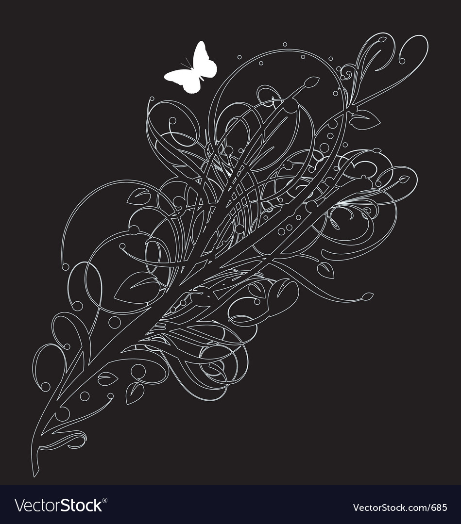 Graphic bloom Royalty Free Vector Image - VectorStock