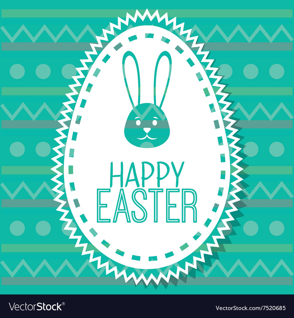 Happy easter design Royalty Free Vector Image - VectorStock