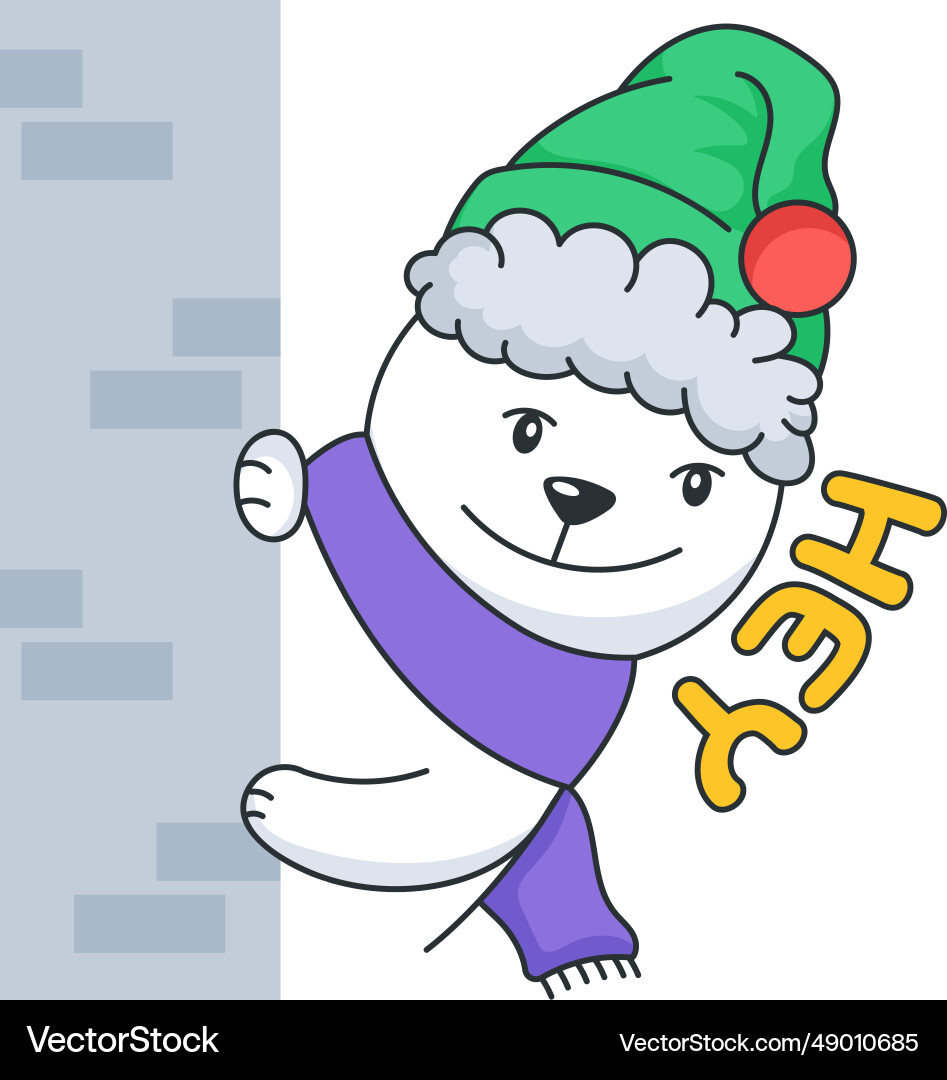 Hey bear Royalty Free Vector Image - VectorStock