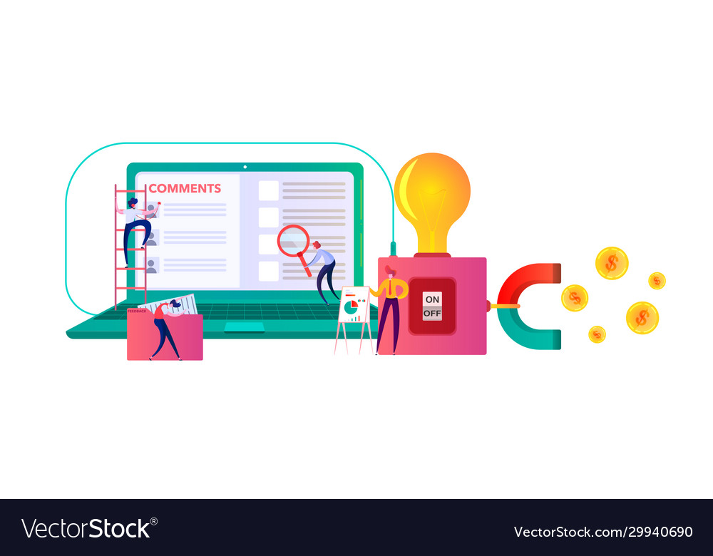 Flat design modern icons set website seo Vector Image
