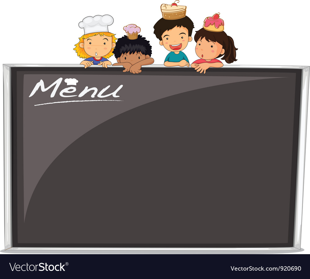 Menu Royalty Free Vector Image - VectorStock