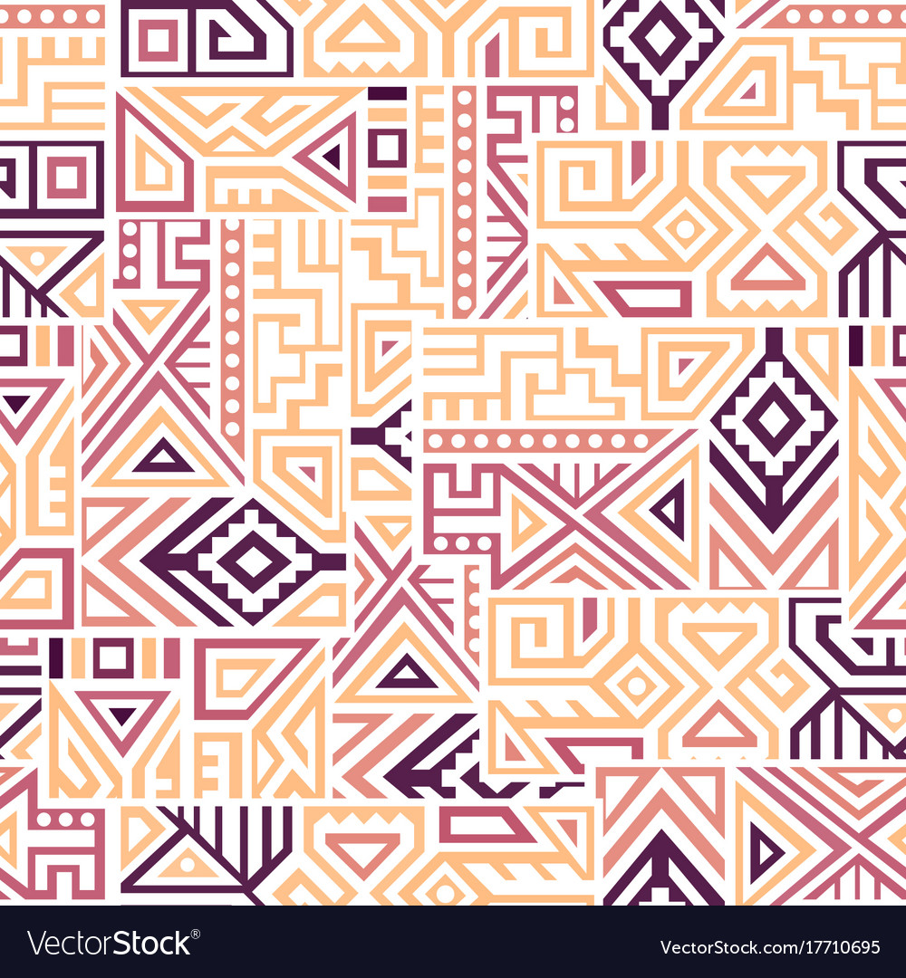 Creative seamless pattern Royalty Free Vector Image