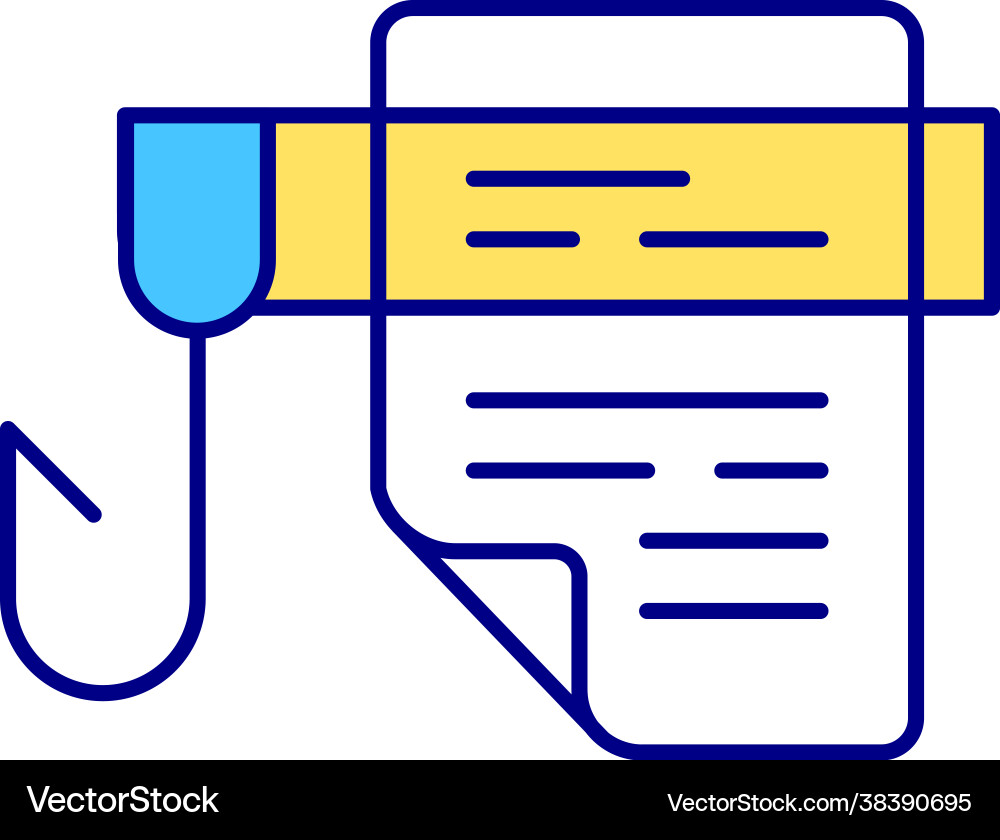 Hooking readers attention article introduction Vector Image