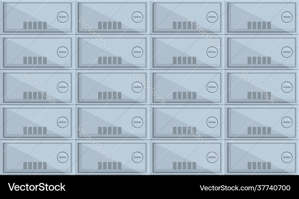 Deposit room access icon cartoon style Royalty Free Vector