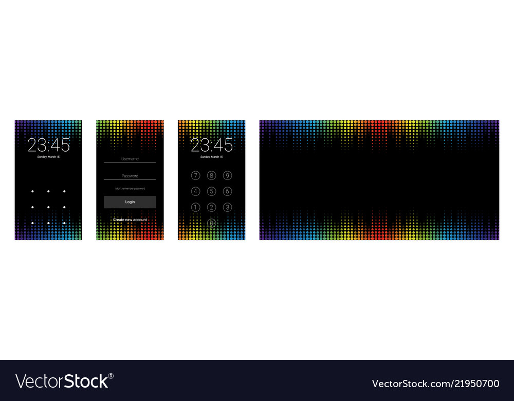 Interface and background Royalty Free Vector Image