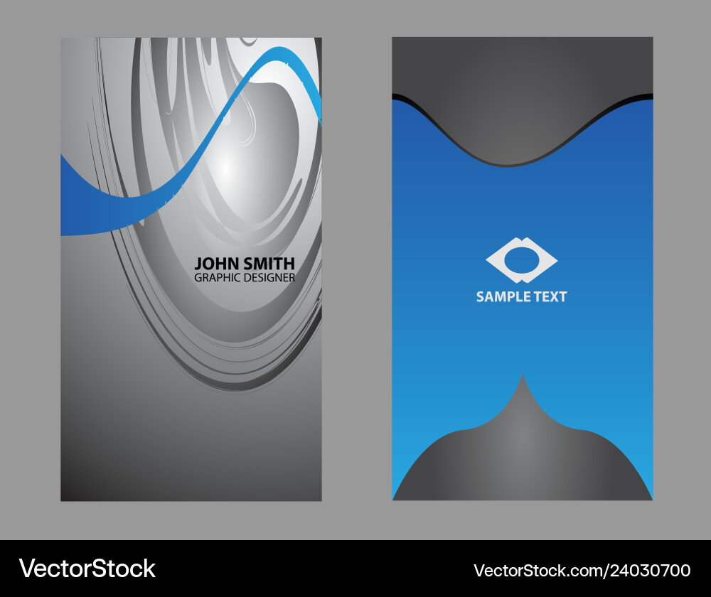 Premium business card design Royalty Free Vector Image