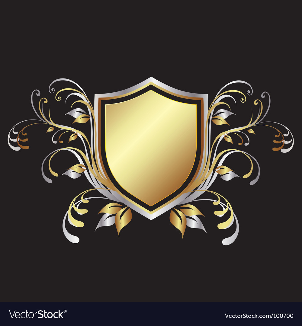 Shield design element Royalty Free Vector Image