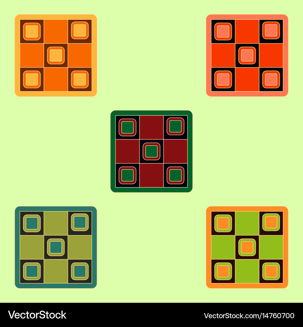 Twister game party board game collection Vector Image