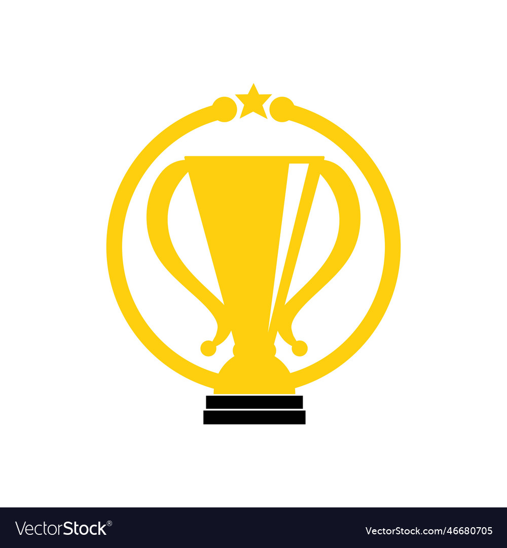 Trophy logo Royalty Free Vector Image - VectorStock
