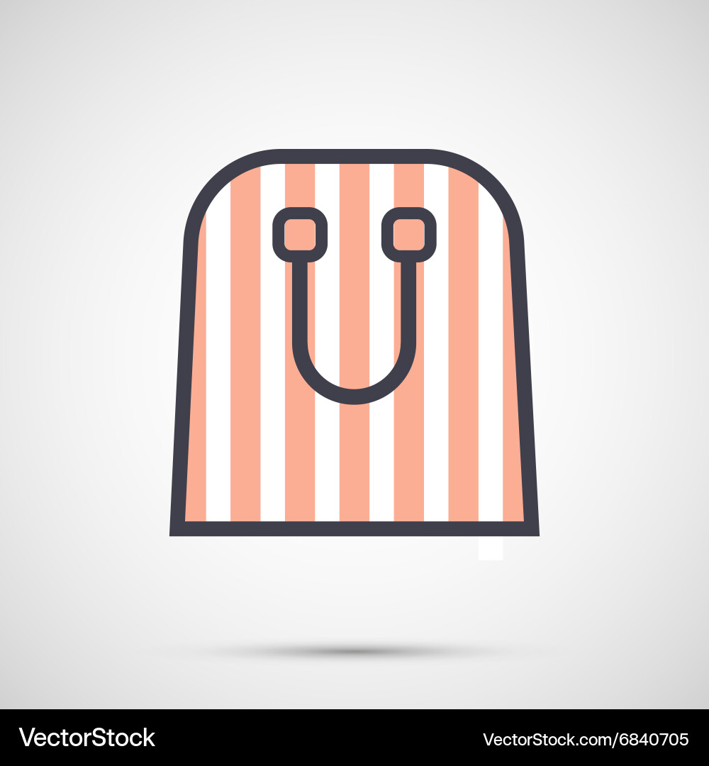 Women bag with handles icon Royalty Free Vector Image
