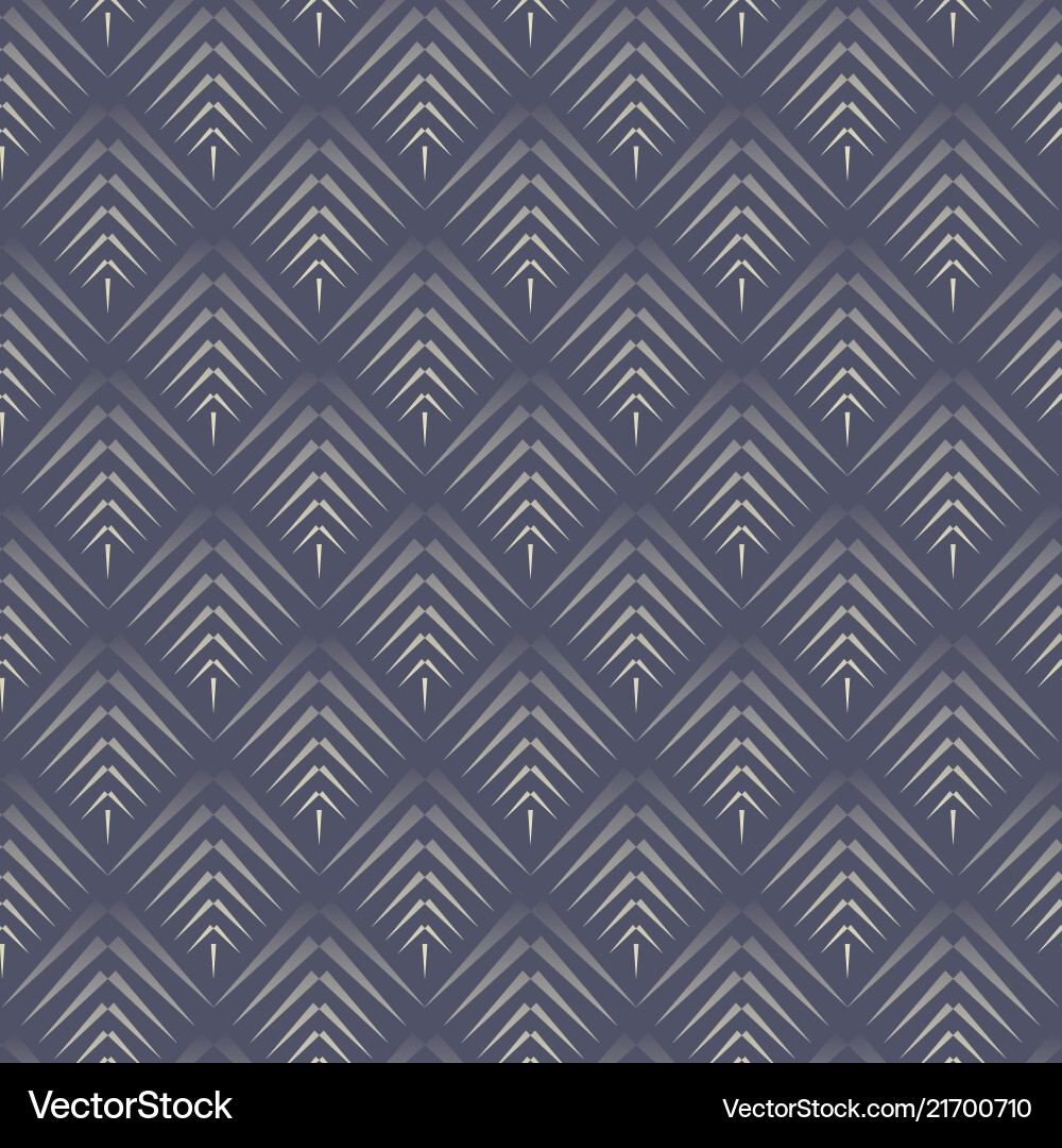 Abstract cone dark blue seamless pattern Vector Image
