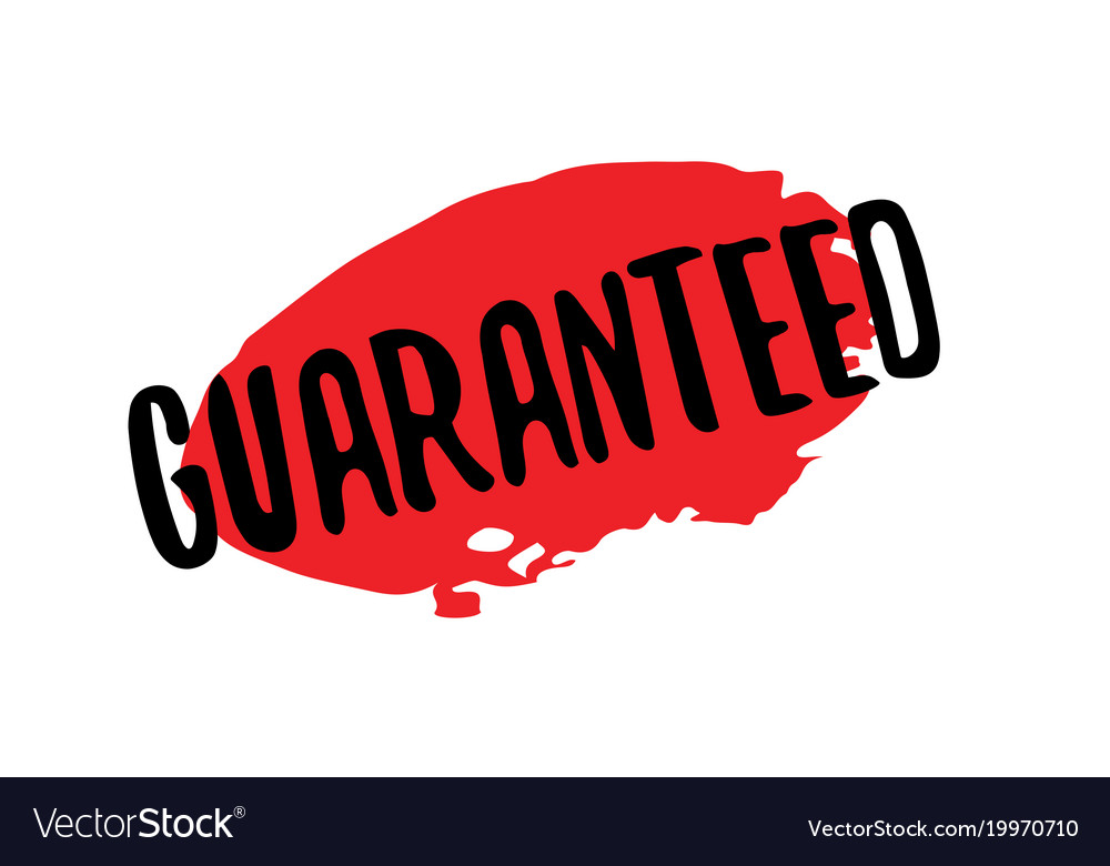 Guaranteed rubber stamp Royalty Free Vector Image Guaranteed rubber stamp Royalty Free Vector Image