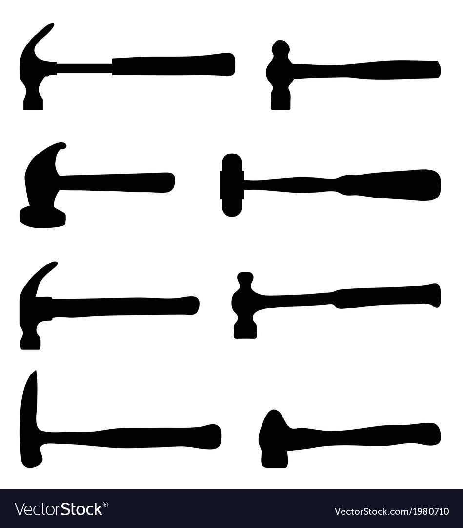 Hammers Royalty Free Vector Image - VectorStock