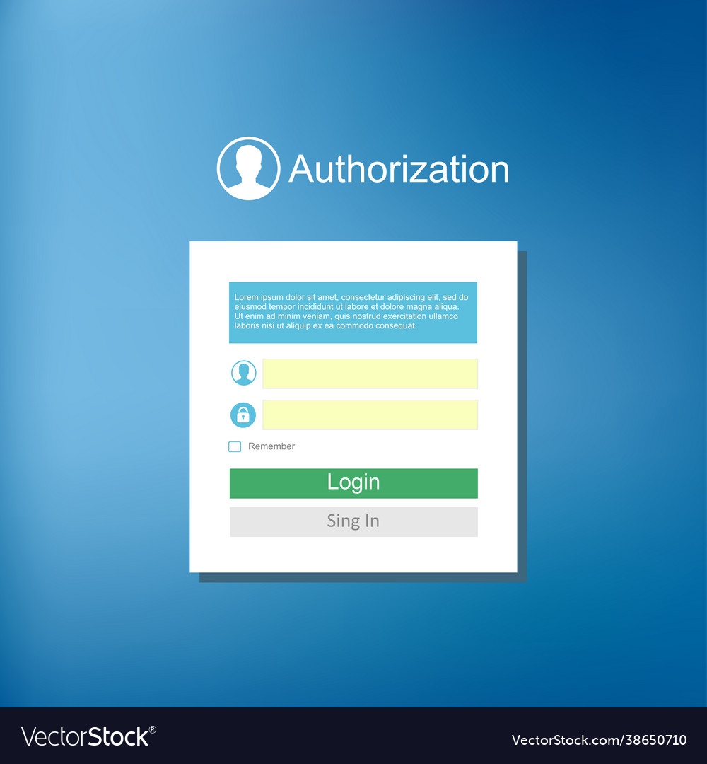 Set sign up and in forms registration Royalty Free Vector Set sign up and in forms registration Royalty Free Vector