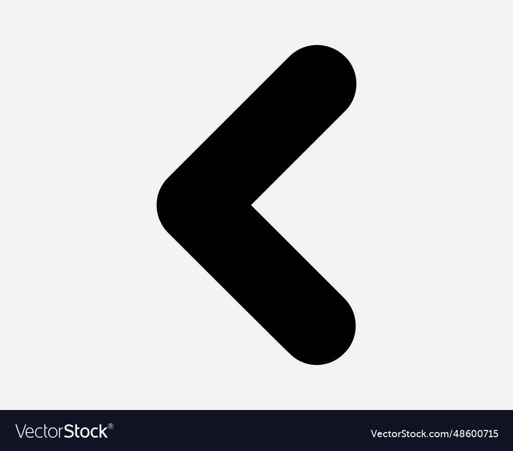 Arrow left icon west side back previous point poin