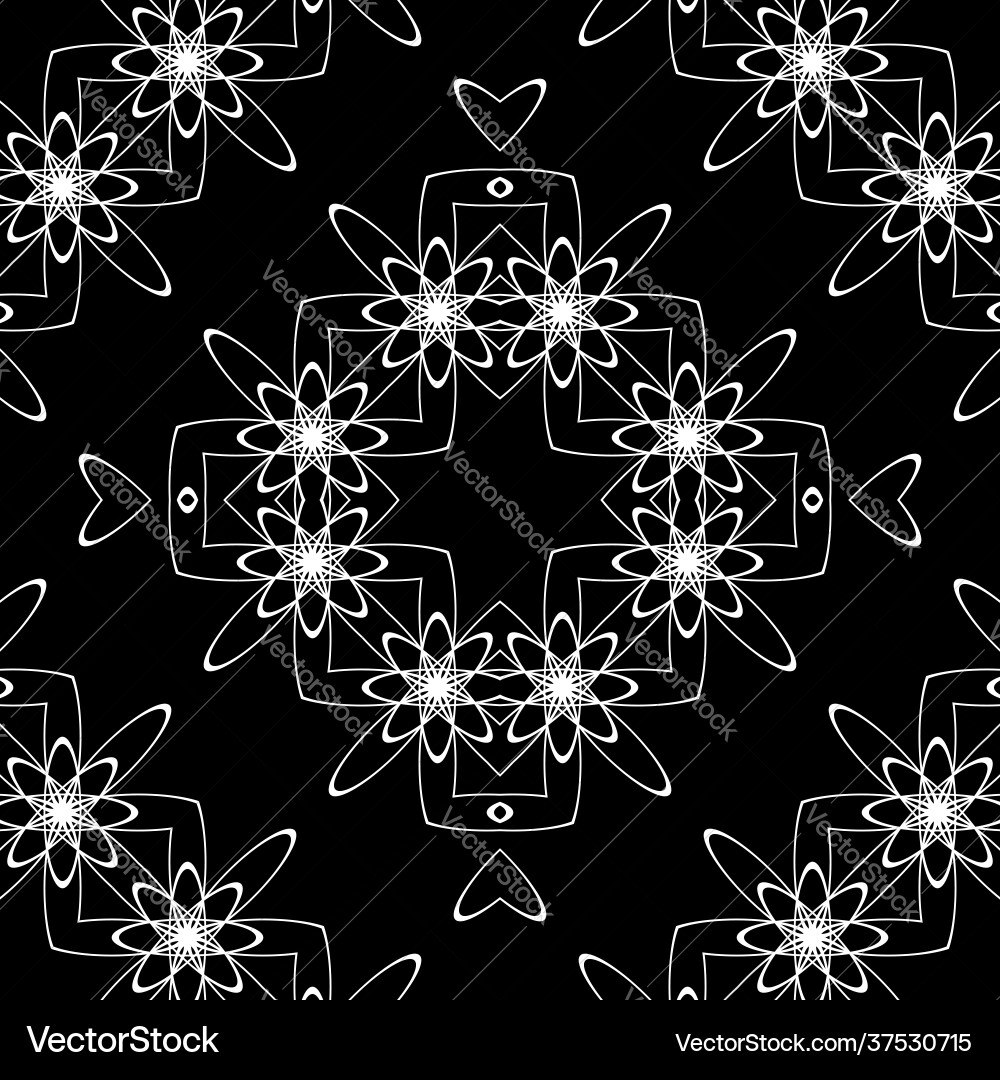Design seamless decorative lacy pattern Royalty Free Vector