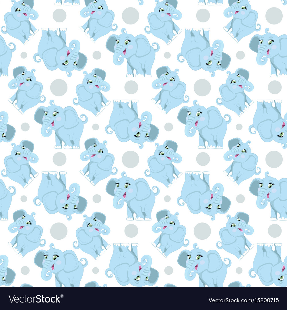 Elephant pattern Royalty Free Vector Image - VectorStock