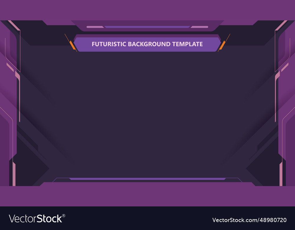 Futuristic sci fi background template Royalty Free Vector