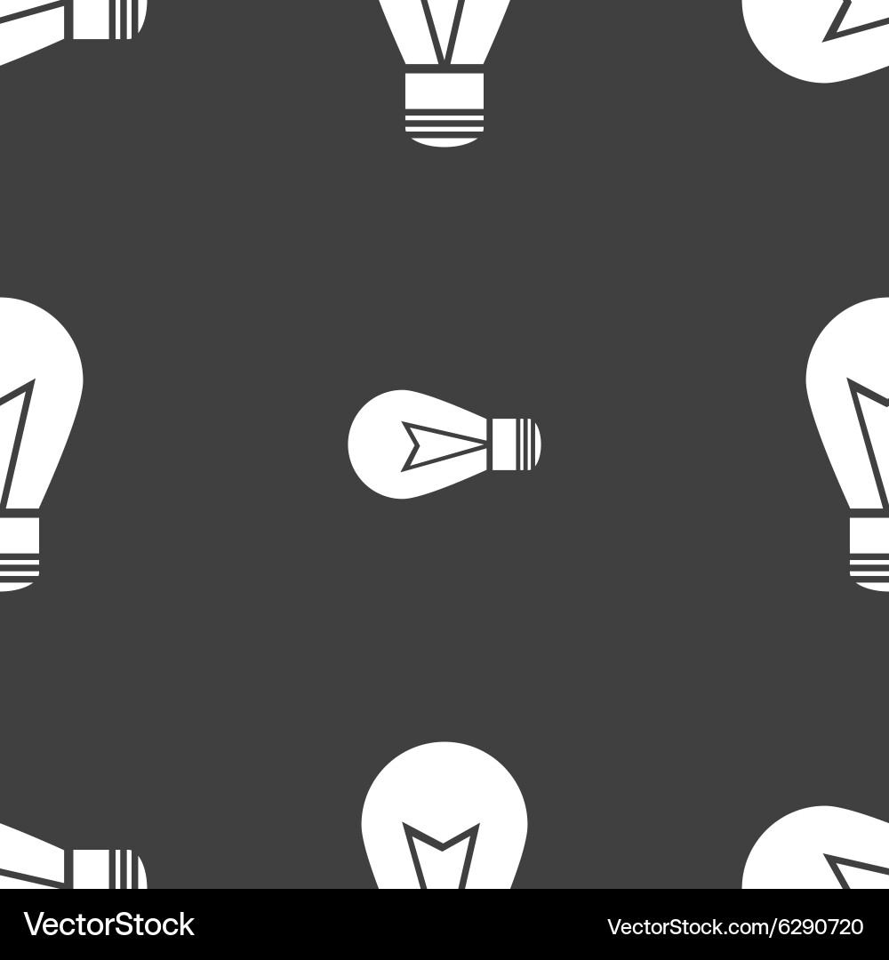 Light lamp sign icon idea symbol lightis Vector Image